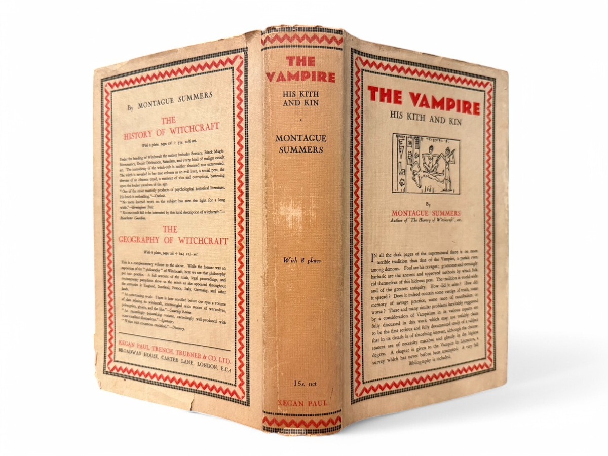 【YSSO033】【FIRST EDITION】The Vampire: His Kith and Kin(1928) /Augustus ...