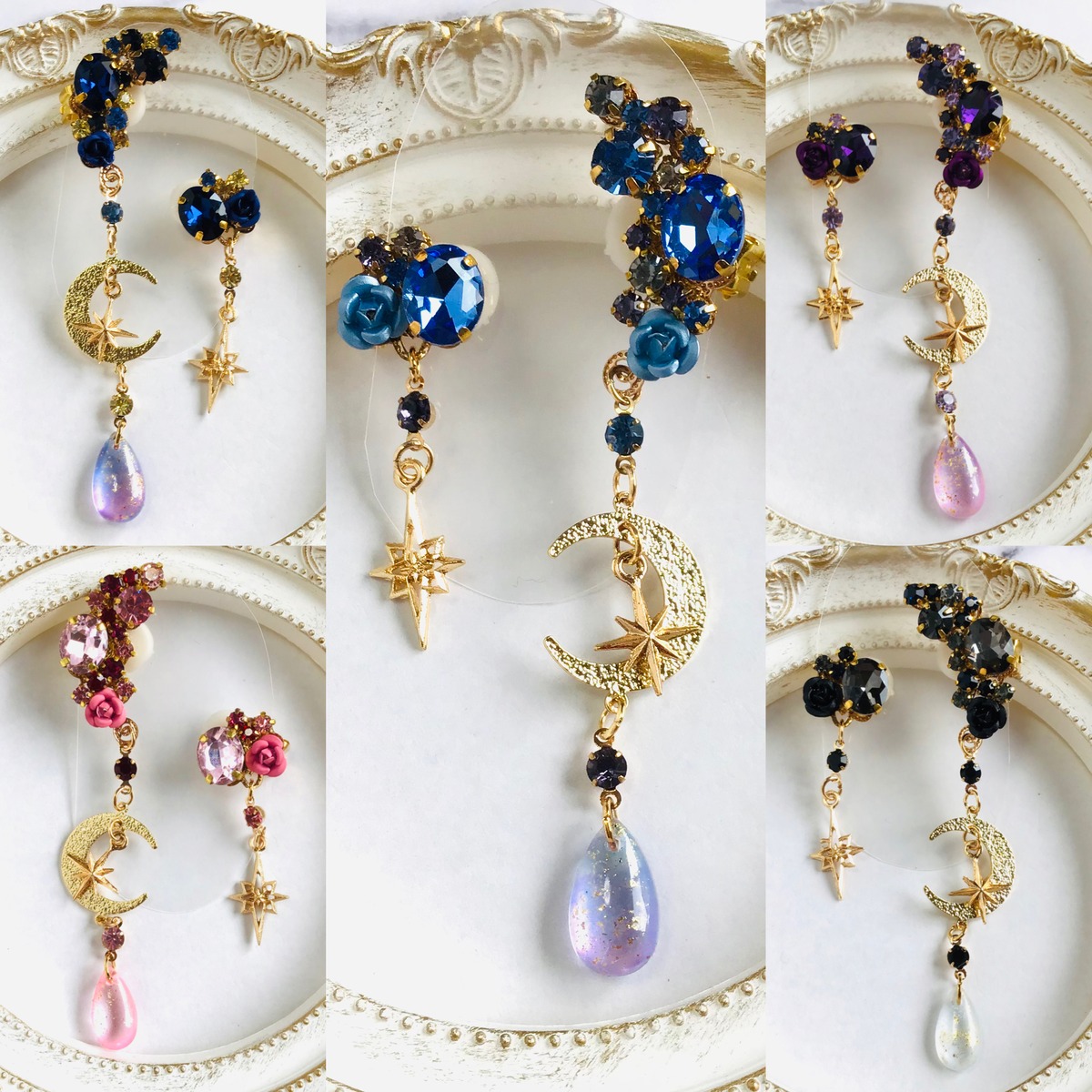 ☆月と薔薇のイヤーカフ☆ | adamas