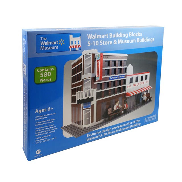 Walmart Building Blocks 5-10 Store & Museum Buildings | merorome