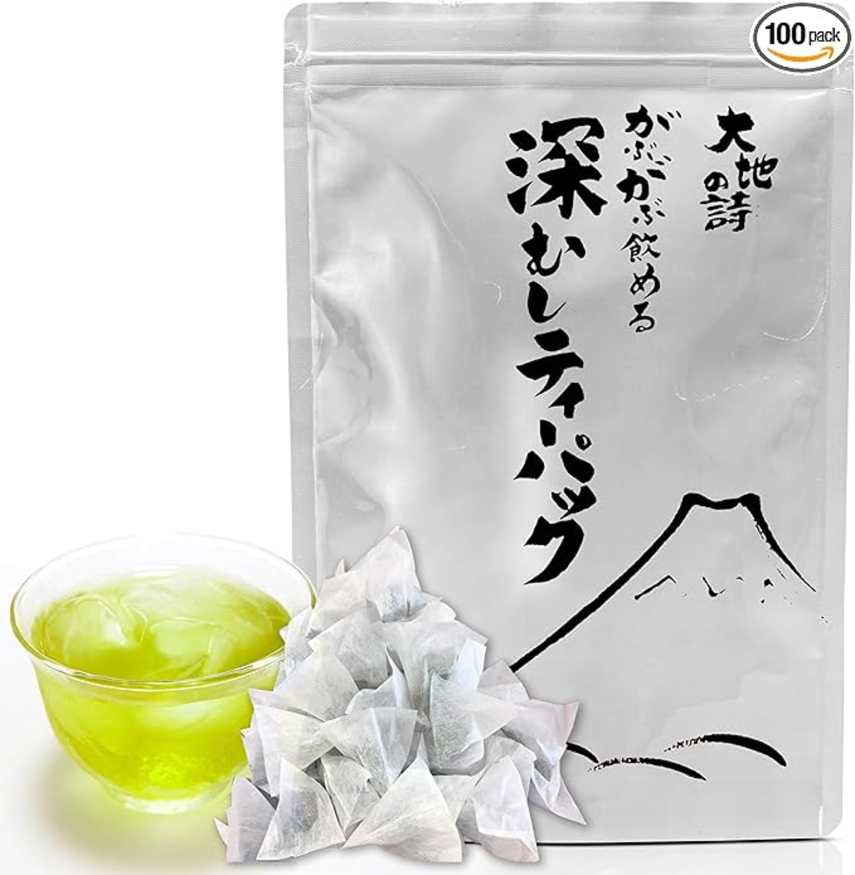 荒畑園 お茶 ティーパック 緑茶 ティーバッグ 深蒸し茶 2.5g×100個入 大容量 静岡茶 水出し お湯だし1 | hero01