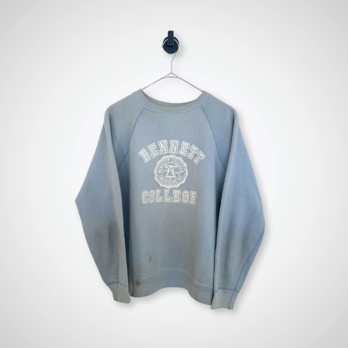 70s Vintage Velva Sheen “Bennett College” Raglan Sweatshirt | byO STORE