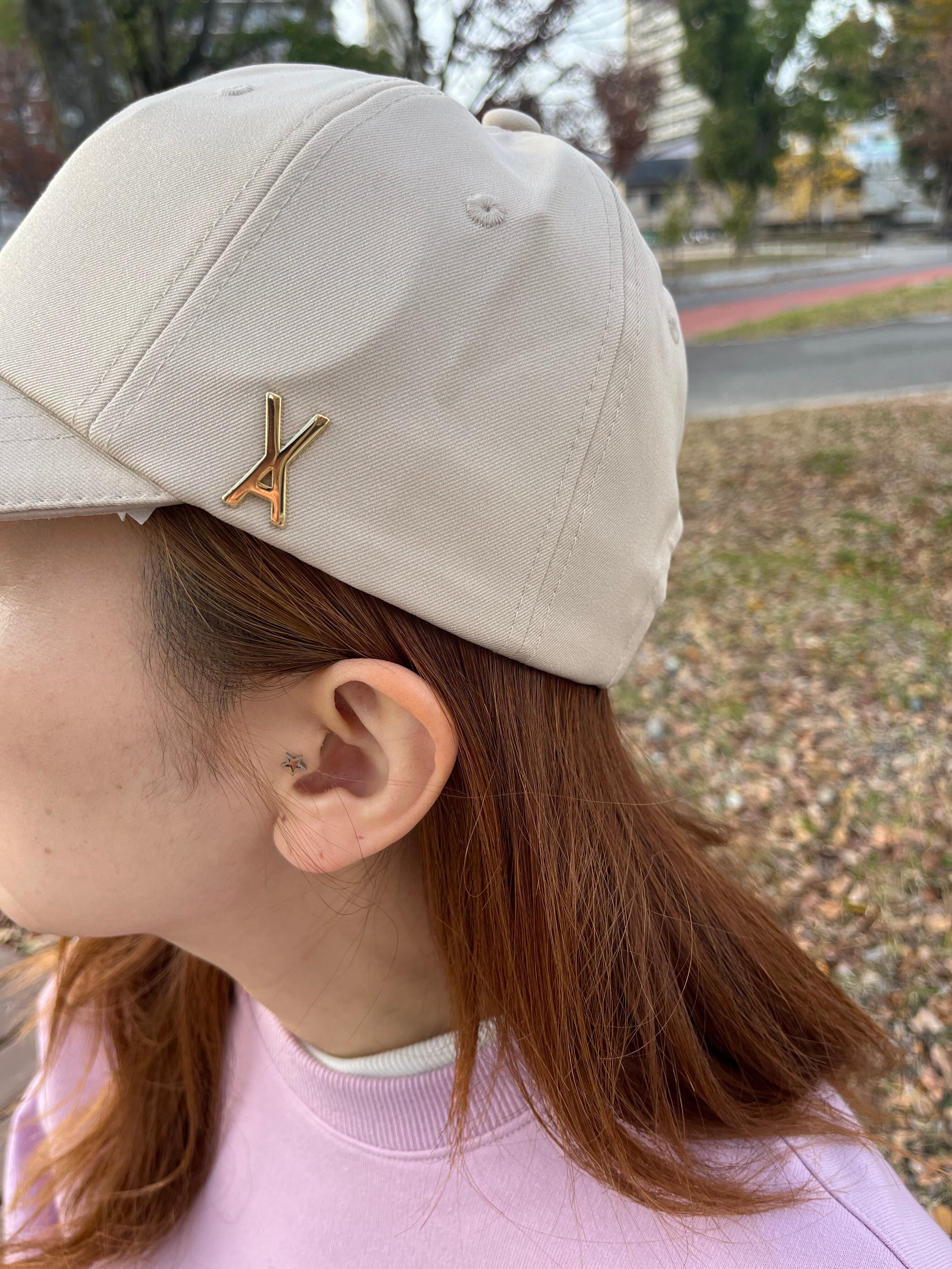 ★大人気★ VARZAR(バザール)639 ゴールドスタッドオーバーフィット ボールキャップ | Gamsa インポートセレクトショップ