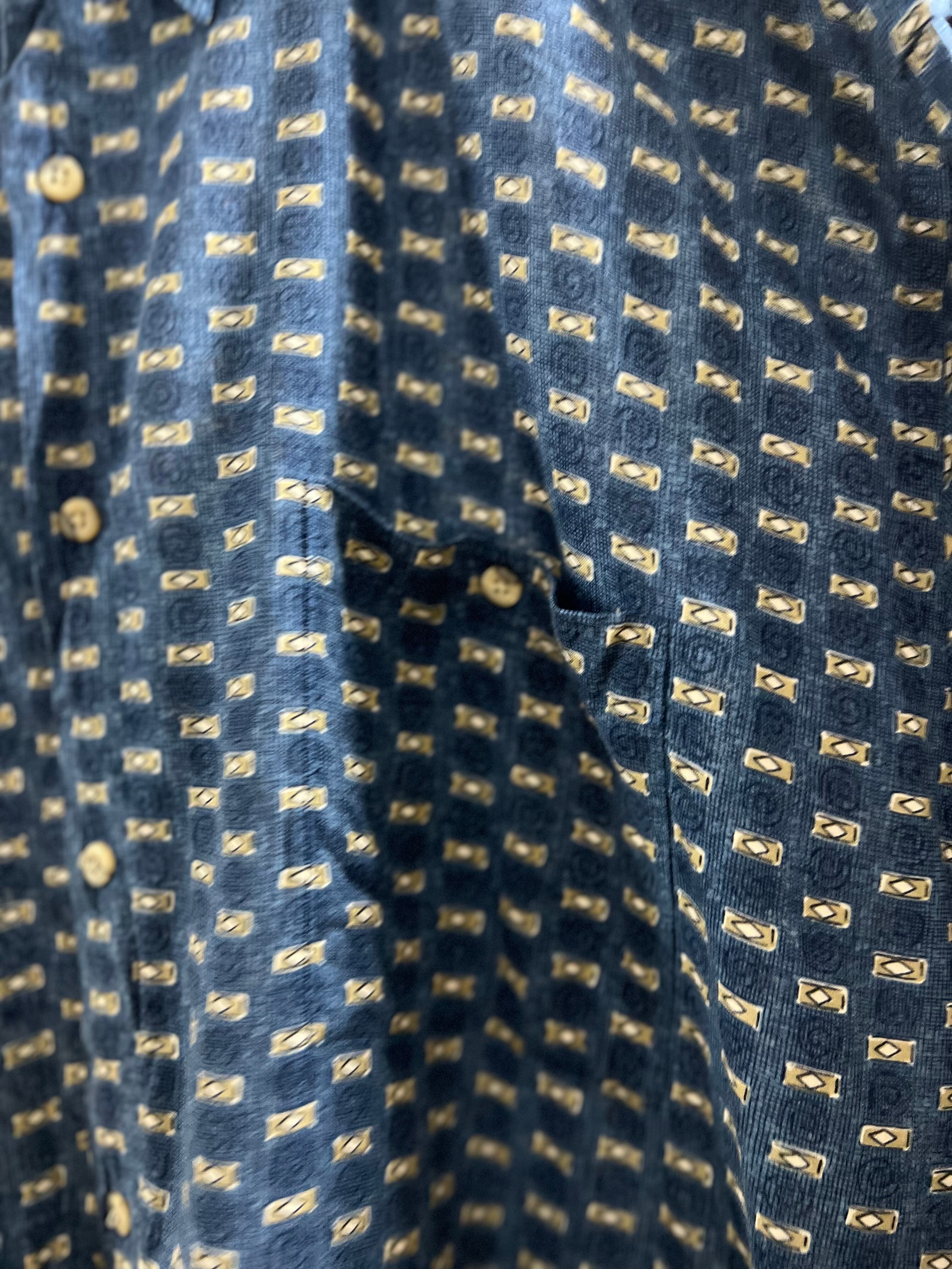 80's Geometric pattern shirt Vintage | SISON