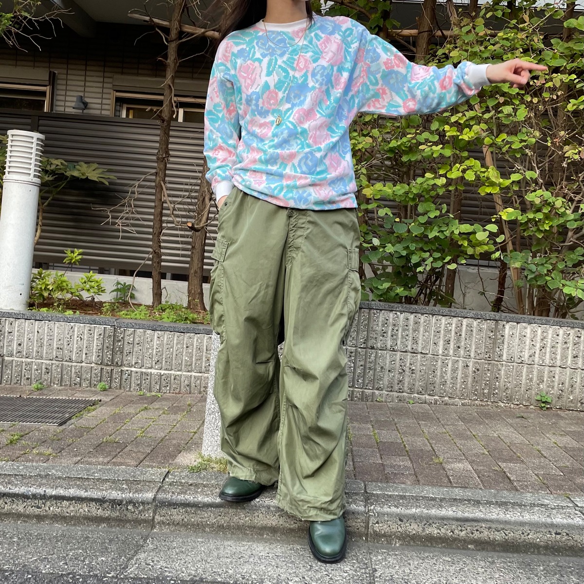 90s print sweat | PARA select&vintage