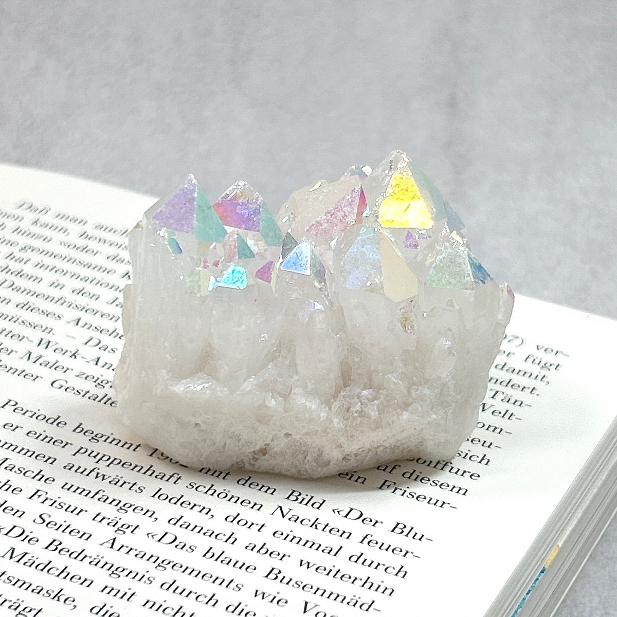 エンジェルオーラクォーツ クラスター | Violet Beaming Stone 〜天然石ショップ〜