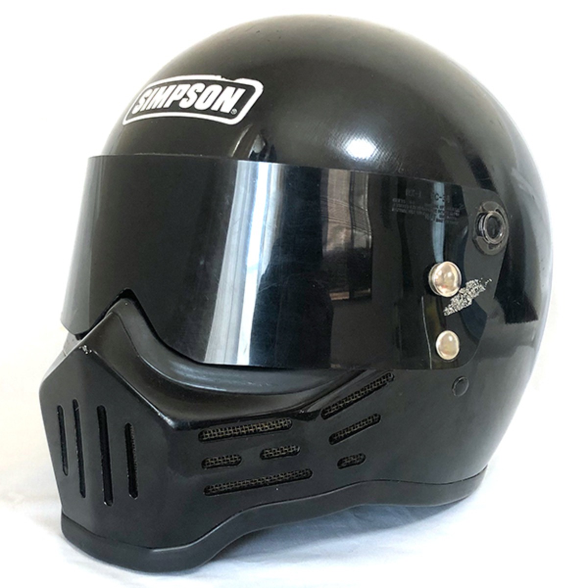 シンプソン M30 フルフェイス ヘルメット ブラック Mサイズ リペアベース SIMPSON M30 Full Face Helmet ...