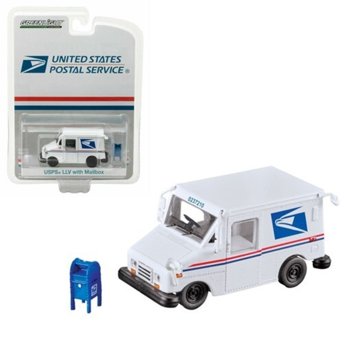 United States Postal Service 1:64 Scale Die-cast Model Greenlight ...