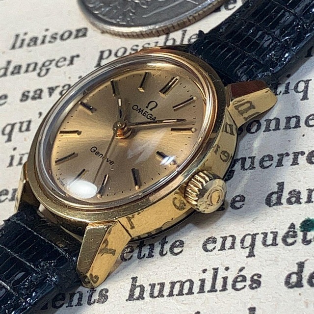 ★一点限り★オメガ OMEGA 手巻き レディース ジュネーヴ Cal.635 女性用腕時計 アンティクウォッチ ヴィンテージウォッチ 動作 ...
