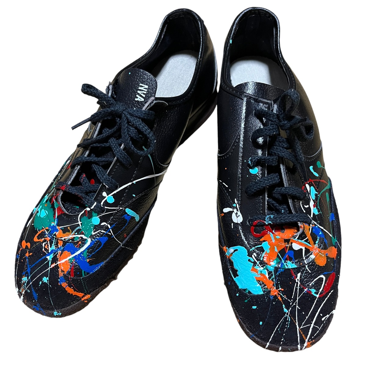 【Military】70s~80s Black German Trainer Dead Stock 26.5cm "Special Paint ...