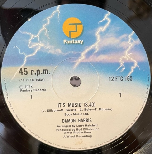 DAMON HARRIS "IT'S MUSIC" 12" | EAD RECORD