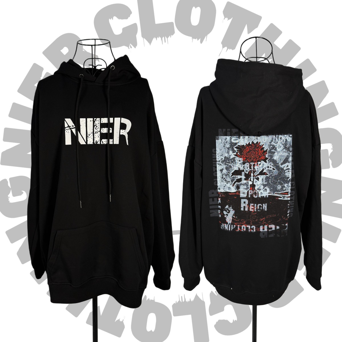 NieR ROSE HOODIE | NIER CLOTHING