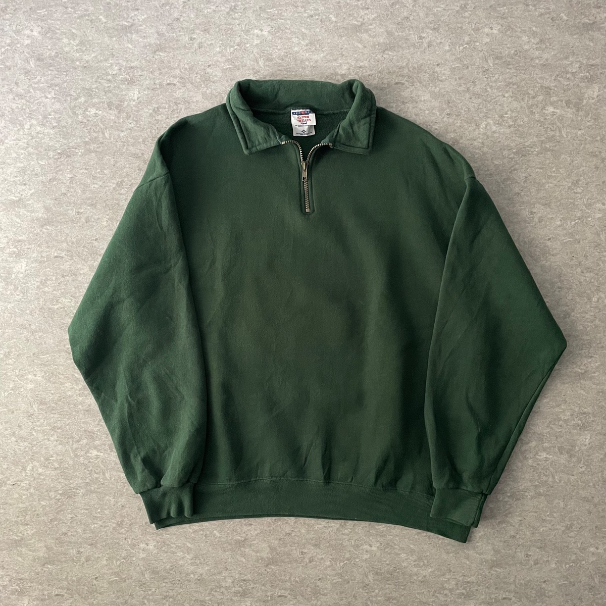 90's Jerzees half zip sweat | Pheasant
