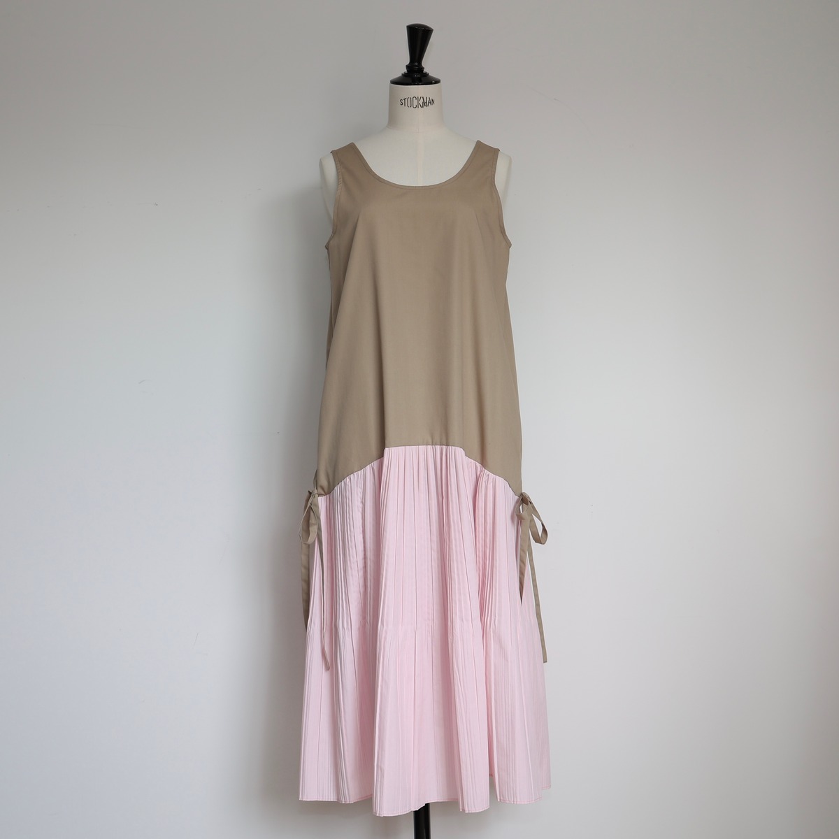 Two Tone One Piece Beige x Pink | gypsohila