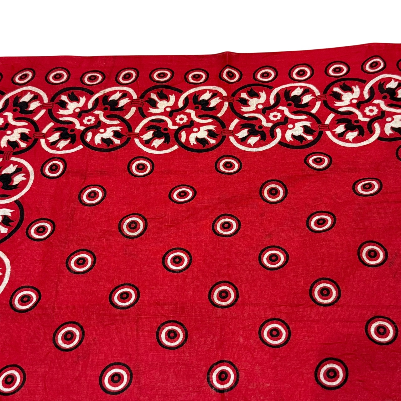 希少 NOS 50s ポルカドット サークルK ビンテージ バンダナ | コツボ