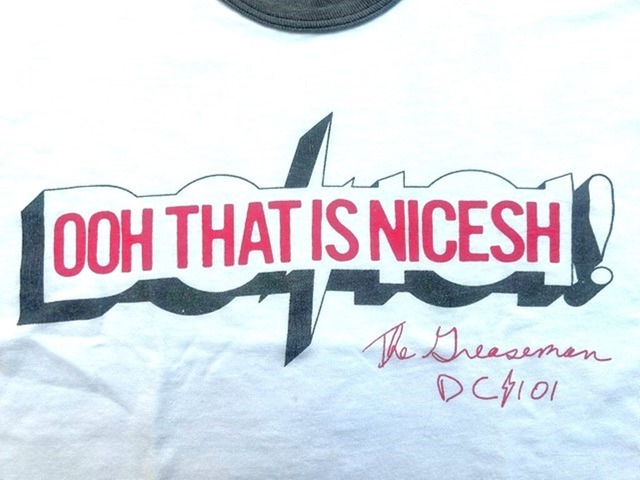 USED T-SHIRTS【OOH THAT IS NICESH! The Greaseman DC 101】 ショートスリーブ”リンガー ...