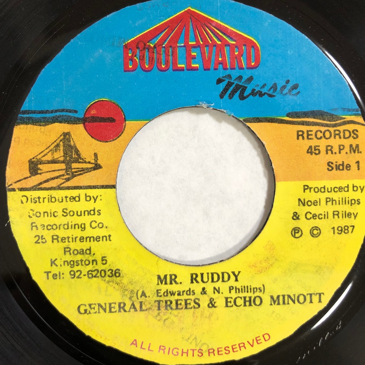 Echo Minott & General Trees ‎– Mr Ruddy【7-20125】 | Jamaican Soul