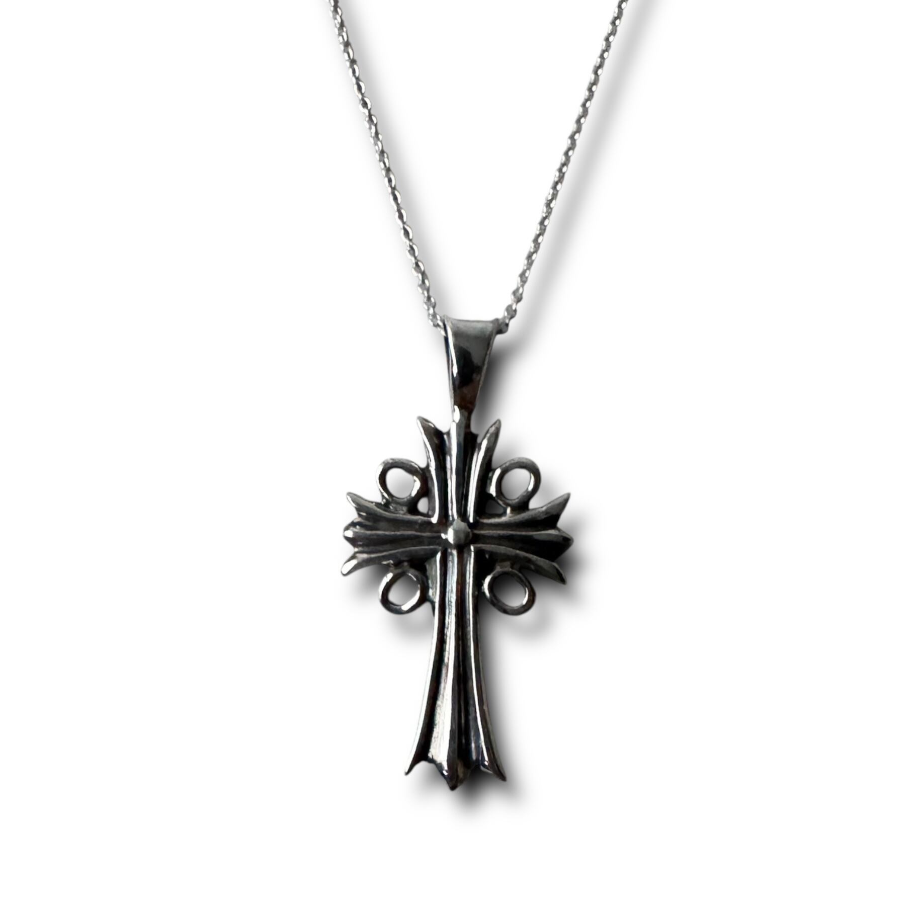 ♾vtg sv jewelry♾ small cross design necklace sv925 ・ | Pay ID