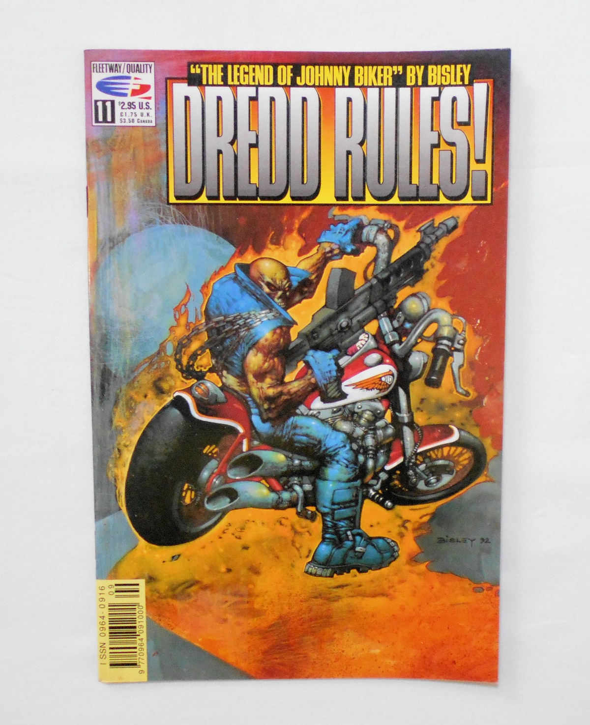 【DREDD RULES! [ジャッジ・ドレッド JUDGE DREDD]】 #11 FREETWAY/QUALITY ＜1992年＞ THE LEGEND OF JOHNNY BIKER ...
