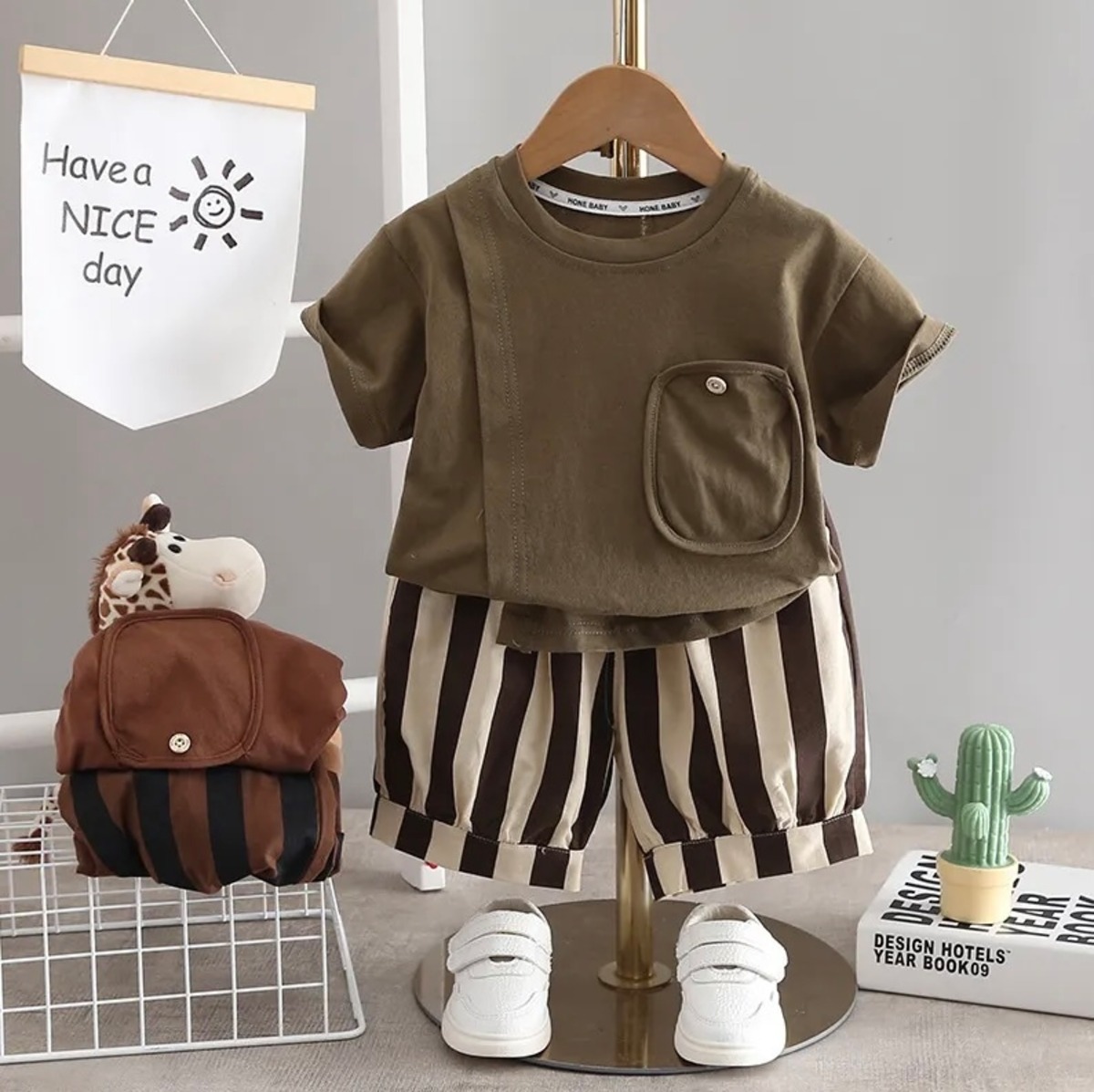 ストライプパンツセットアップ | mero-mero