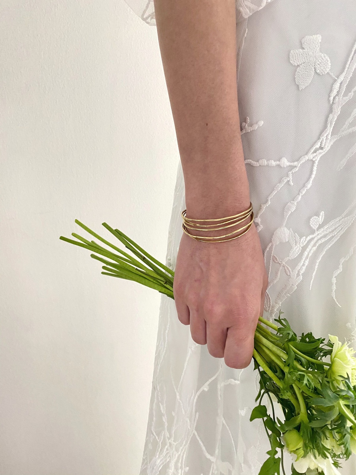 GISEL quintuple line バングル | haretoqemin