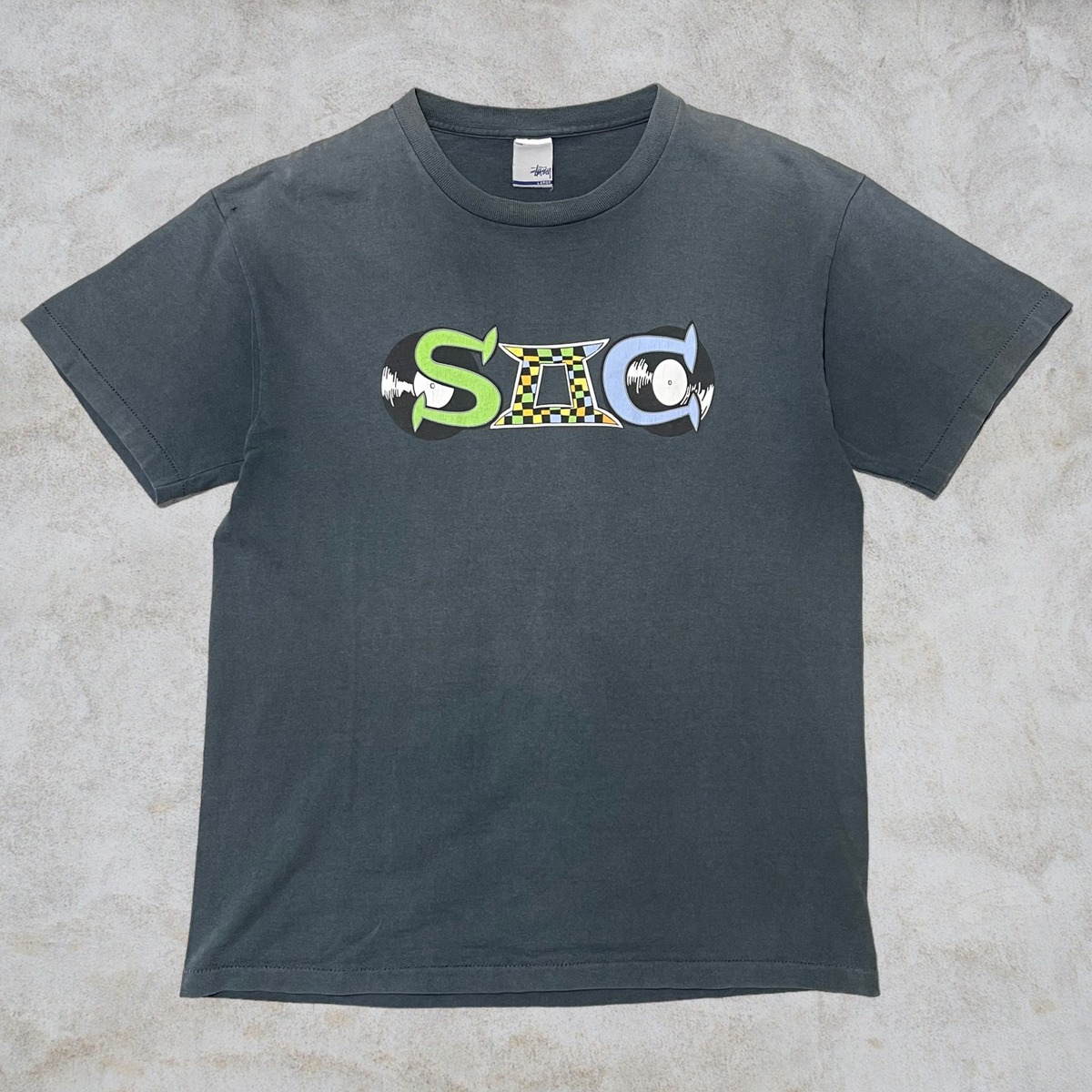 00’s old stussy SK8thing Design Tee | curb