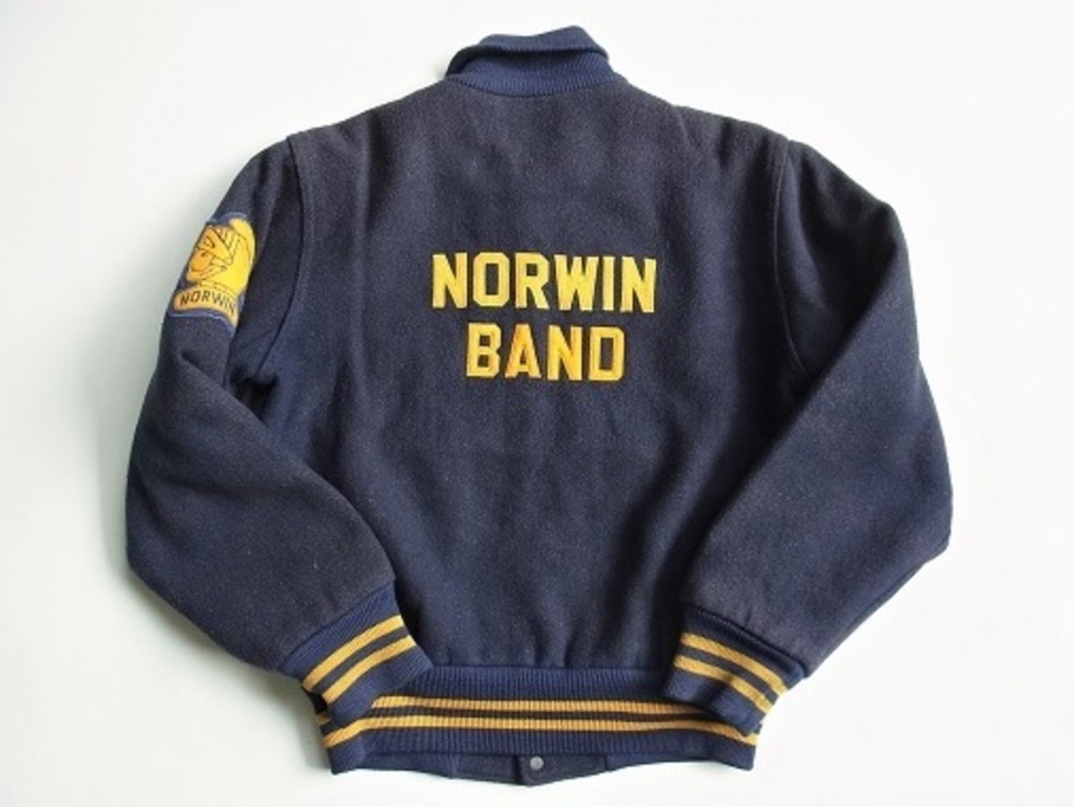 70's NORWIN BAND レタード ヴィンテージ アワードジャケット （スタジャン） | CYCLONE