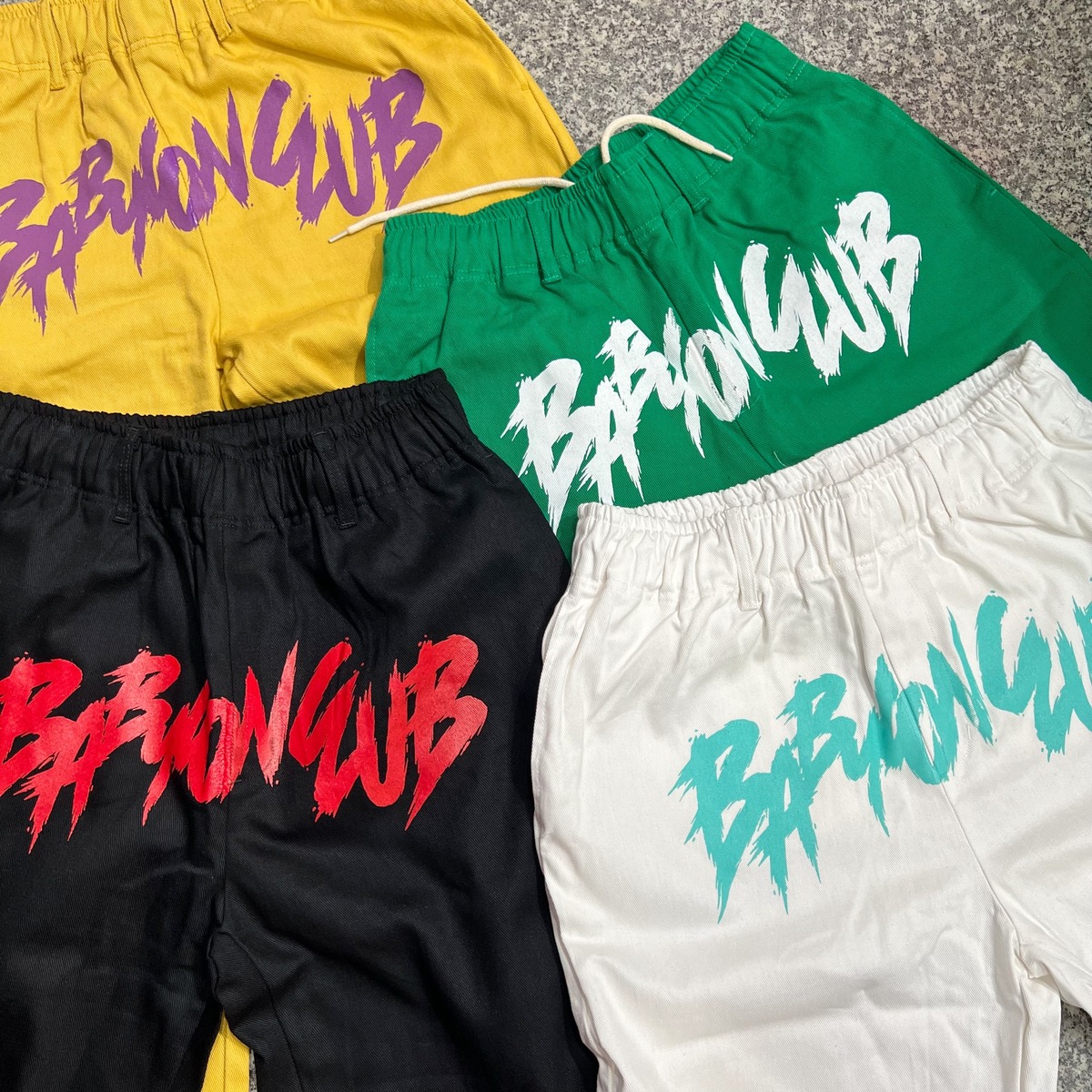 BABYLON CLUB NOISE LOGO PANTS | babylonclub
