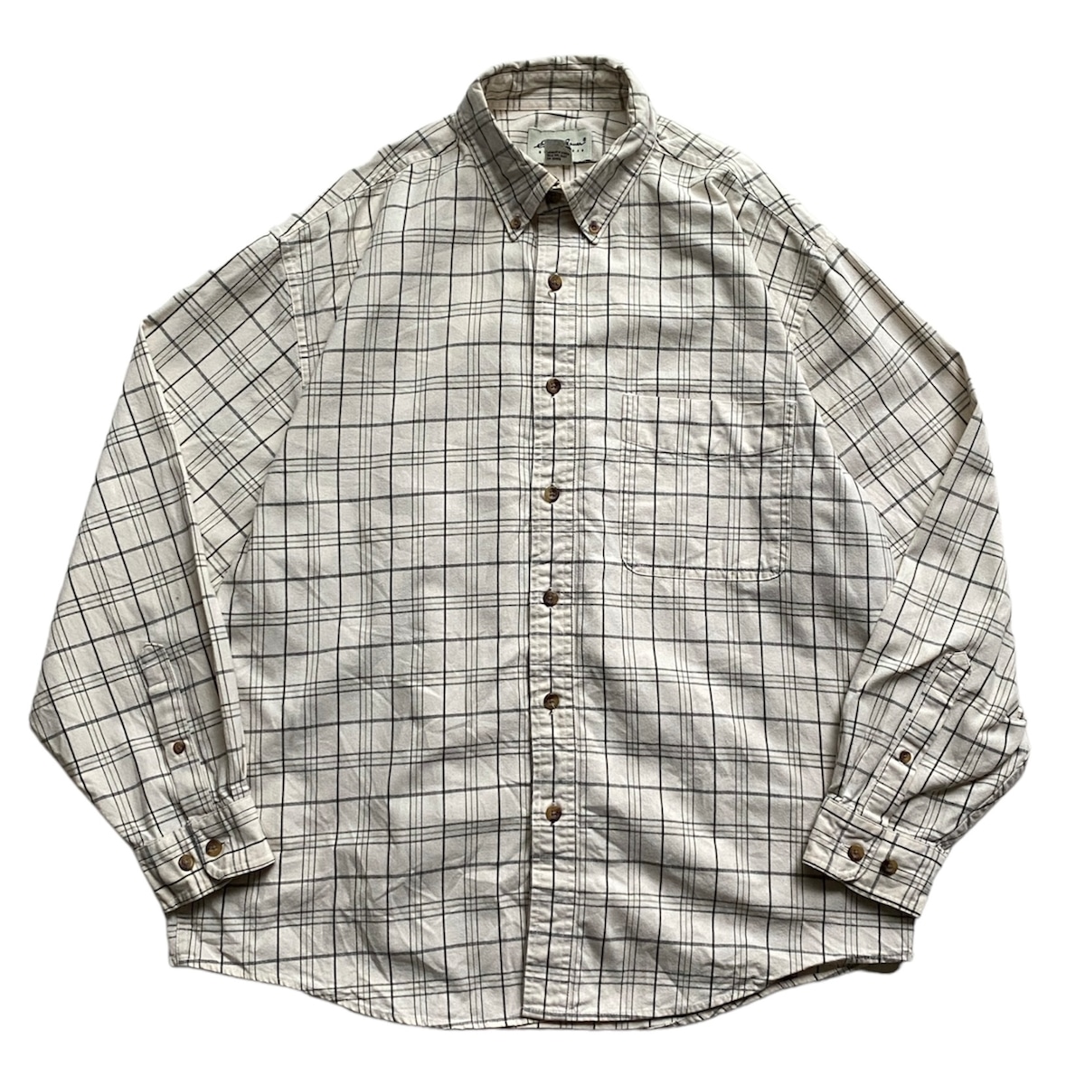 Eddie Bauer L/S Cotton Check Shirt | Take Used, Vintage, ＆ Art