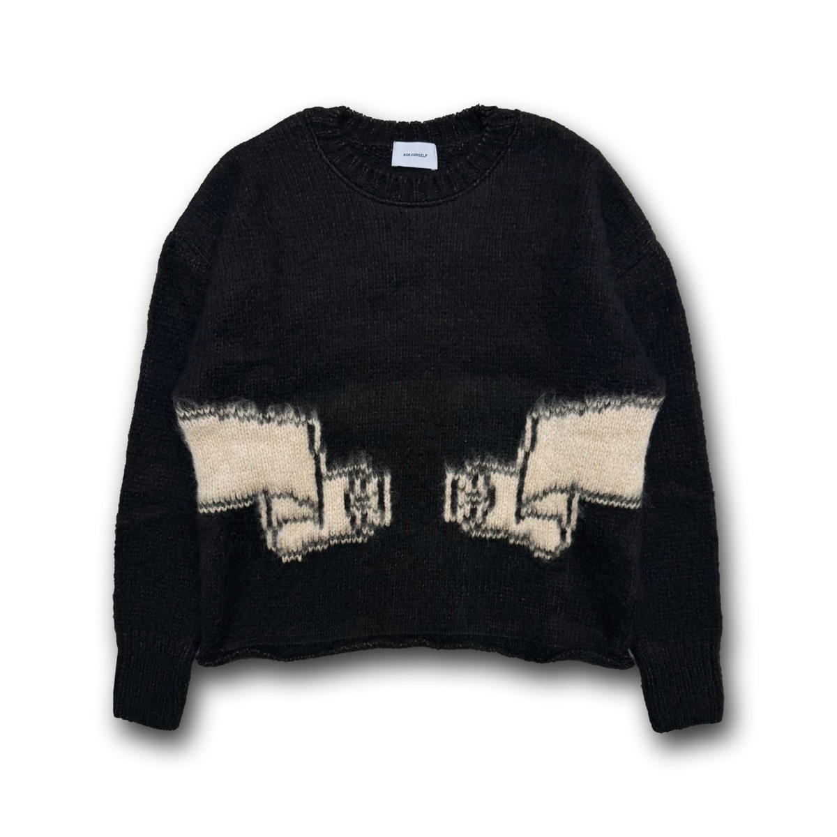 ASKYURSELF / WRAPPED BANNED BRUSHED KNIT | HOLICK