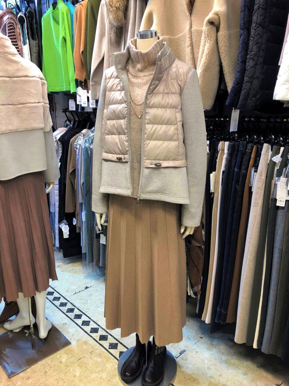 C`est moijeu 【セモアージュ】 ★異素材組み合わせダウンジャケット！ | ブティック パピヨン