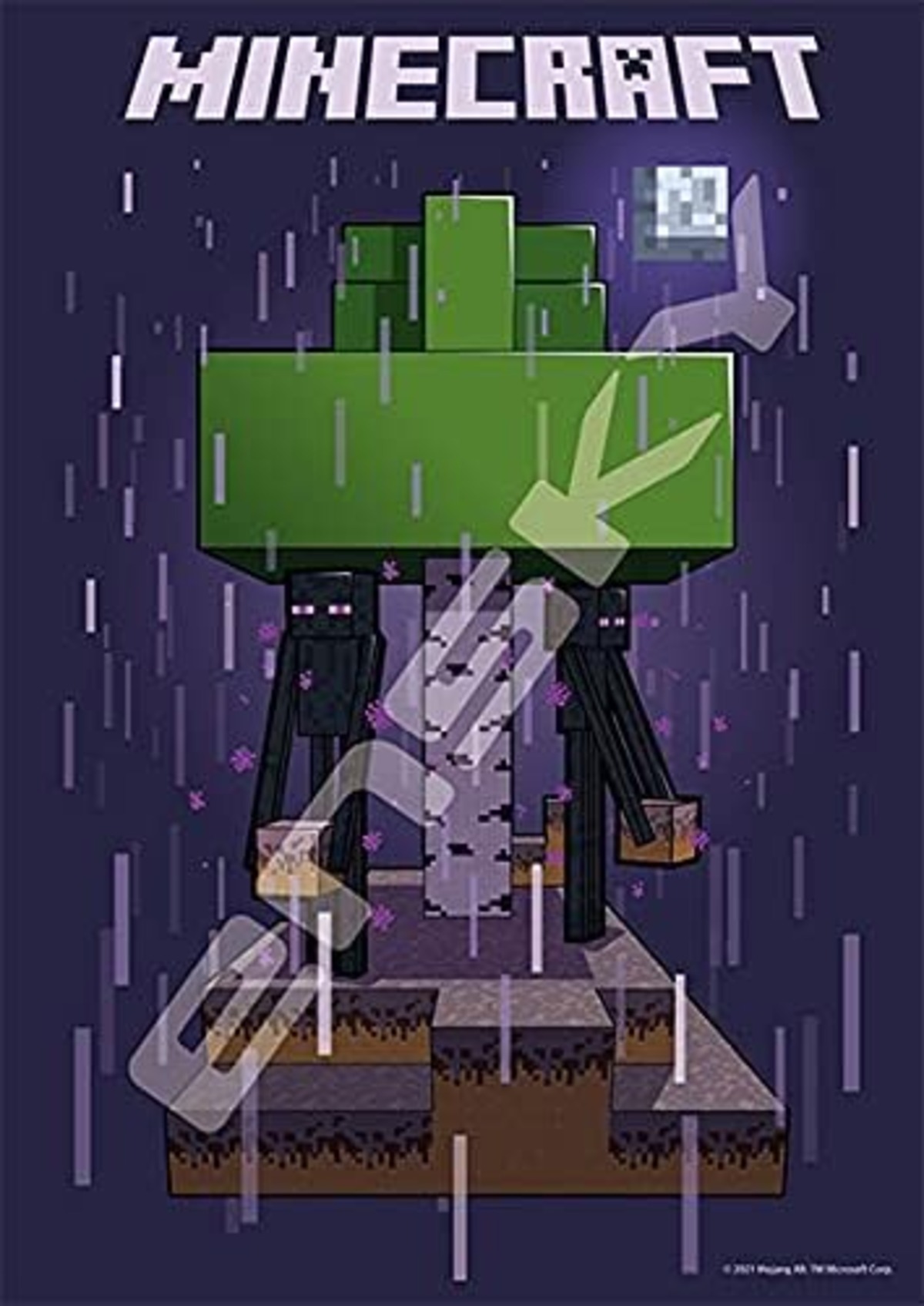 208ピース エンスカイ(ENSKY) ジグソーパズル MINECRAFT マインクラフト Enderman 208-083 18.2×25.7cm | hero01