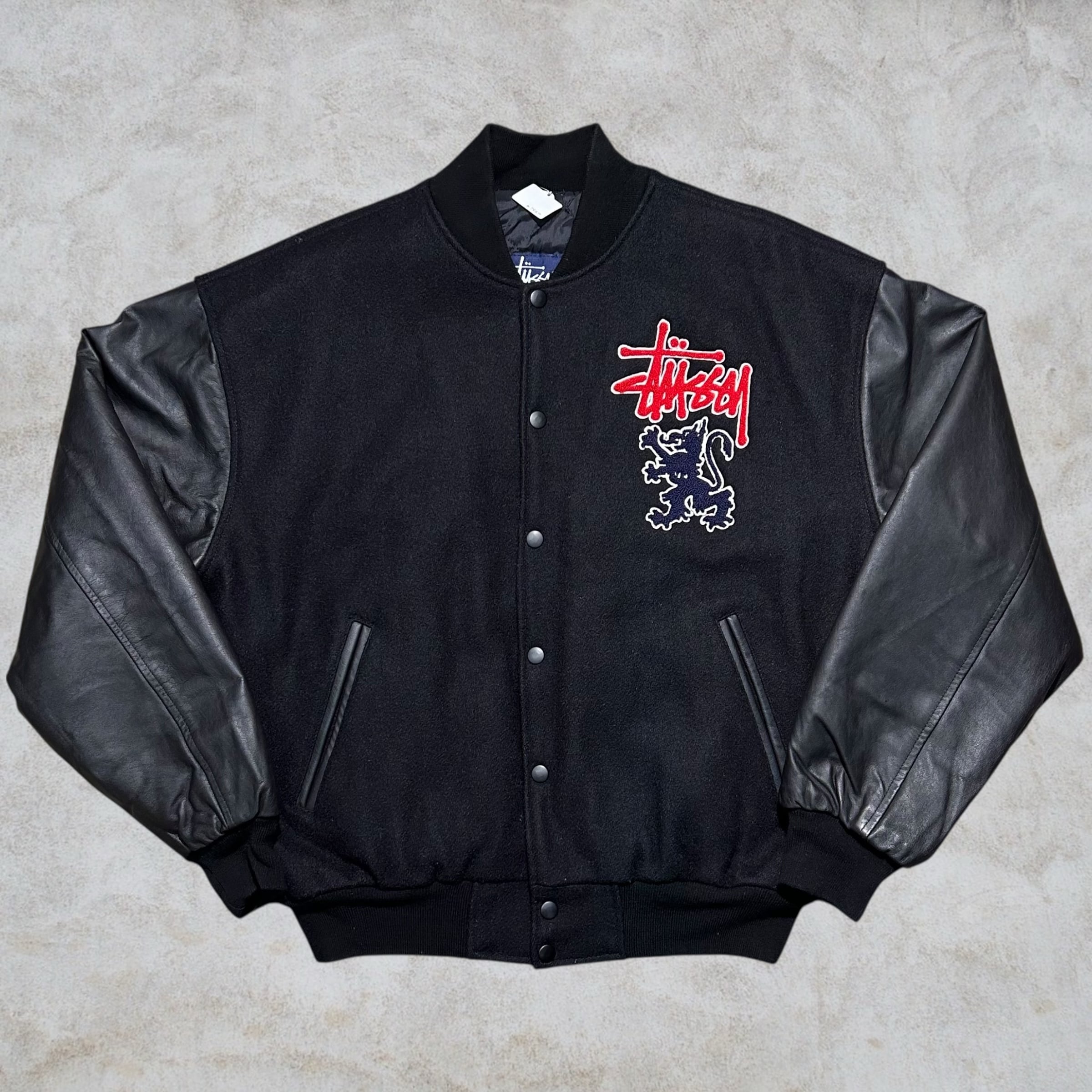 【Special!!】90’s old stussy Varsity Jacket “Griffin” “スタジャン”【下北沢店】 | curb