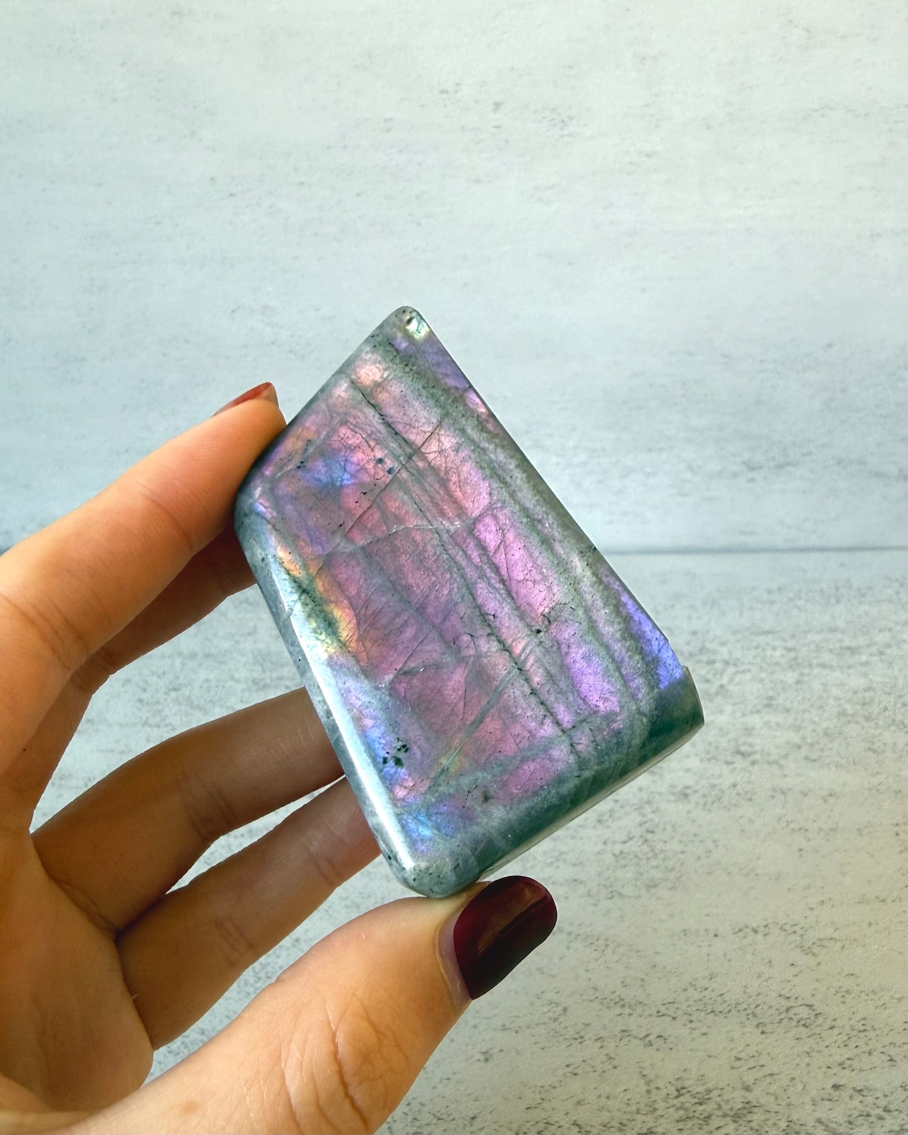 Pink Labradorite 3 | tsukiakaritokasumisou