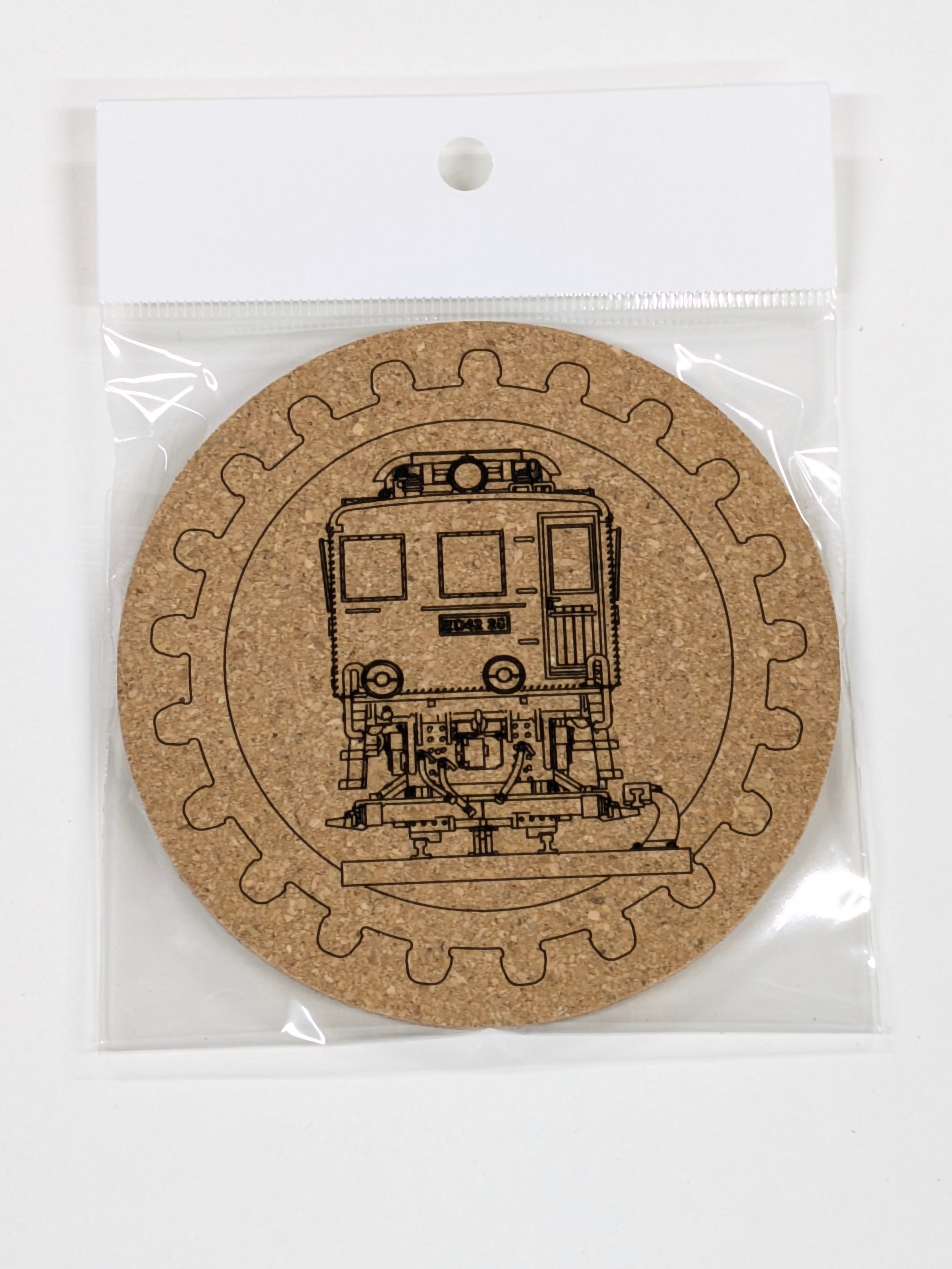 【コースター】 アブト式電気機関車 ED42形（25号機）戦時型 横川方 | モデルカプラー合同会社