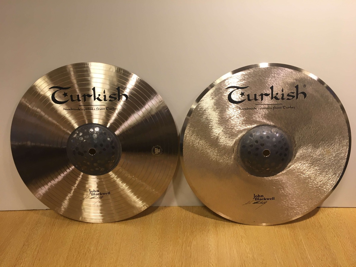 TURKISH John Blackwell Signature Hihat Cymbal 13" TU-JB13H | DRUM SHOP ACT