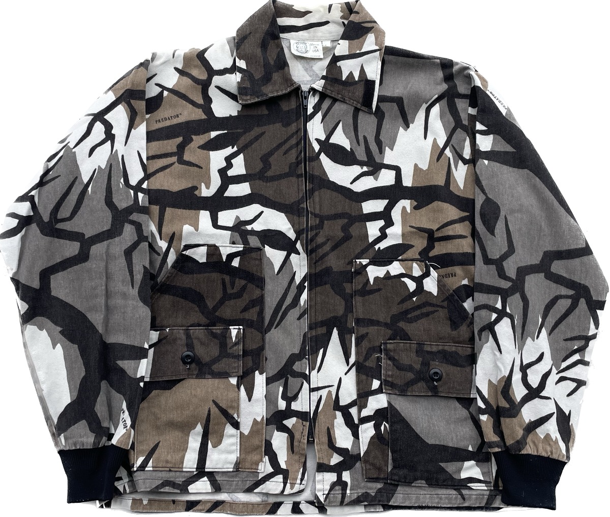 PREDATOR CAMOUFLAGE Hunting Jacket 80-90s | Blue Ribbon -used&vintage-
