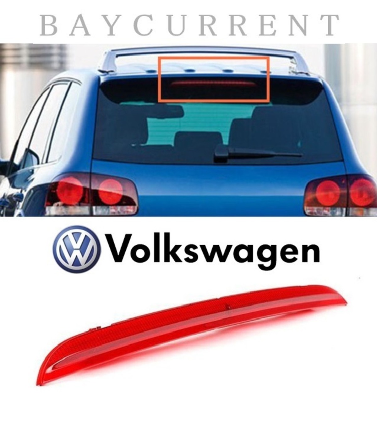 【正規純正品】 VW ワーゲン ハイマウント ストップランプ トゥアレグ トアレグ トワレグ ランプ 7L6945097C | 株式会社I&R ...