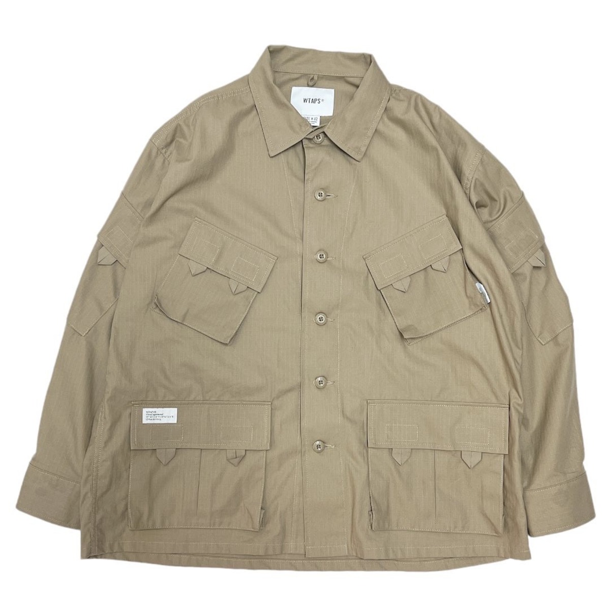 WTAPS MODULAR LS COTTON RIPSTOP "212BRDT-SHM03" | A WORD.ONLINE SHOP