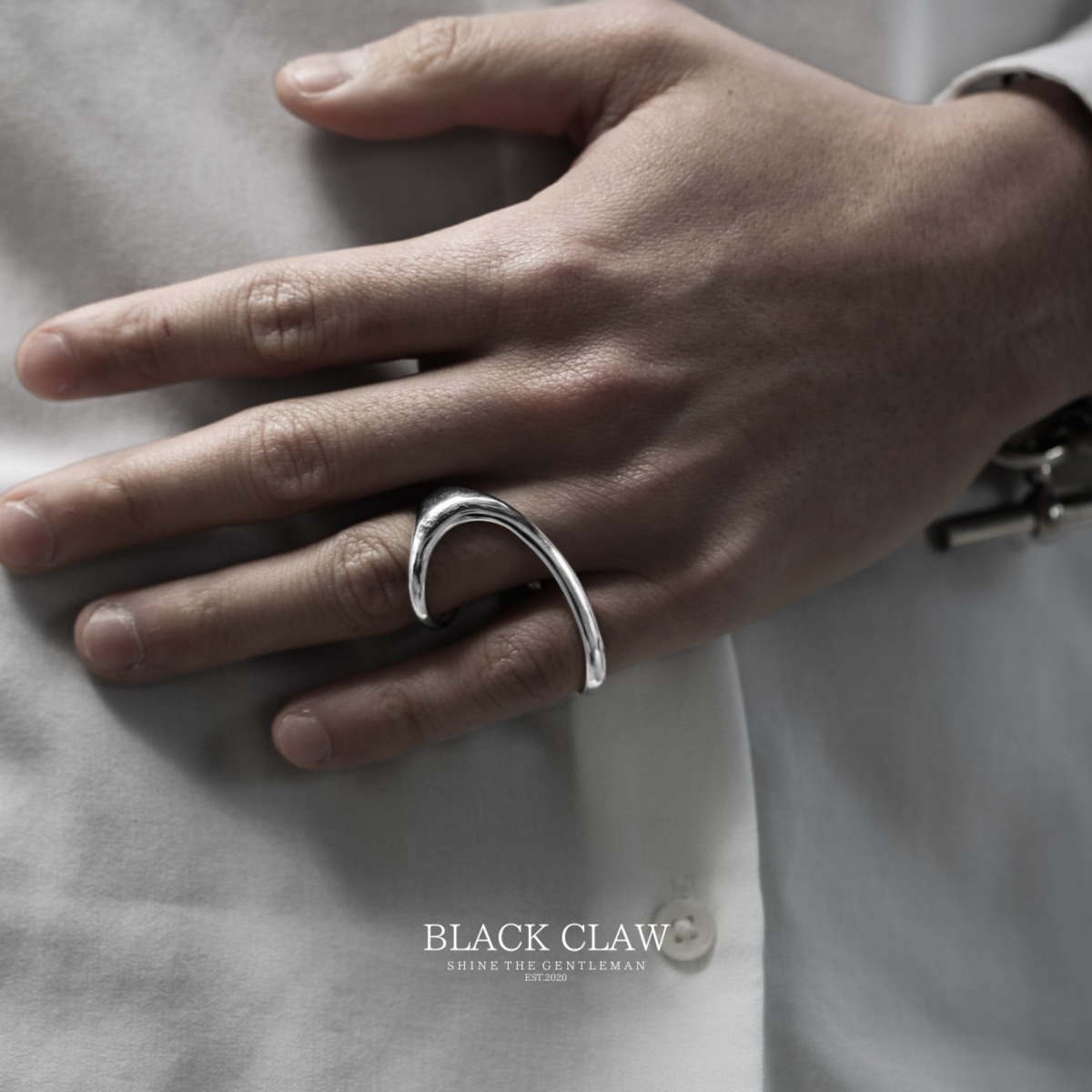 S925 Double Ring / 【B&C】 | BLACK CLAW「ブラッククロウ」