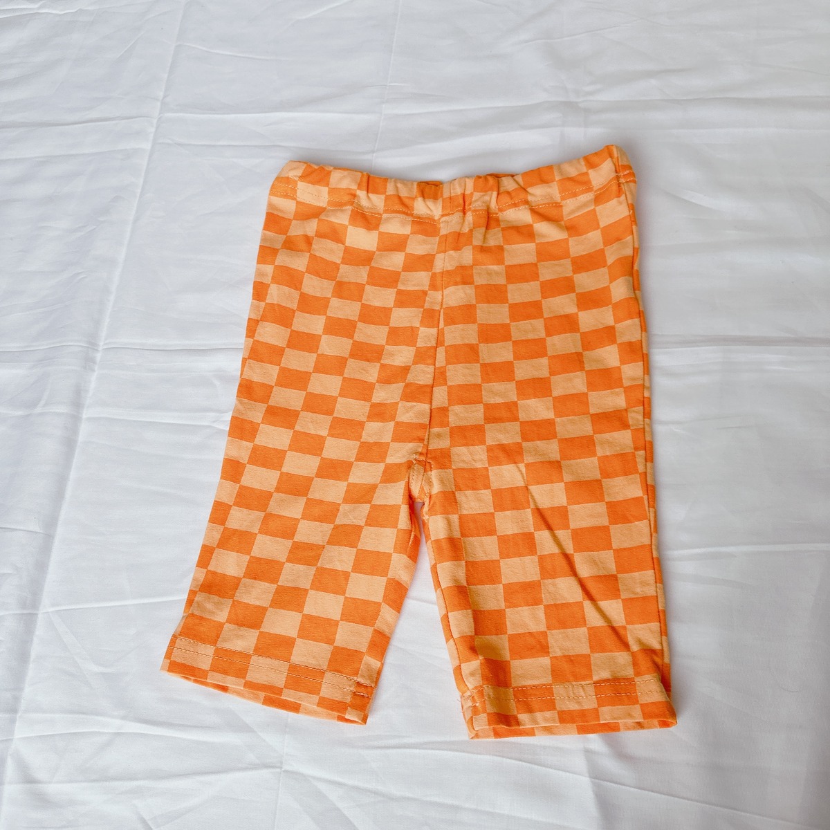 &pal orange checker pants | uraraka
