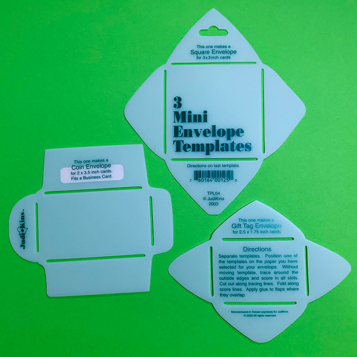 3 Mini Envelope Templates | HOT ORANGE