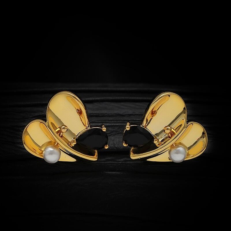 ハートモチーフゴールドピアス A825 | alliede