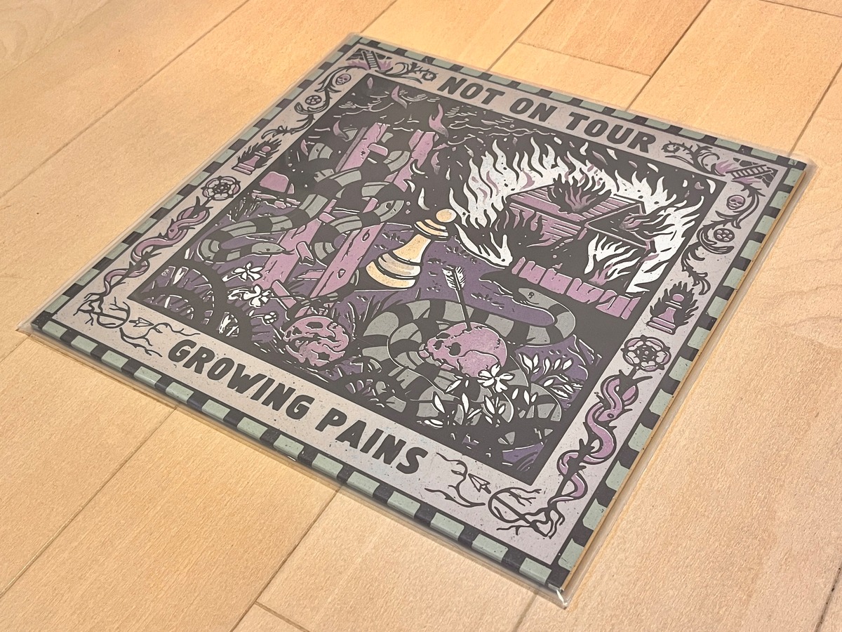 Not On Tour "Growing Pains + Bonus Tracks" Purple/Black/Pink Vinyl ...