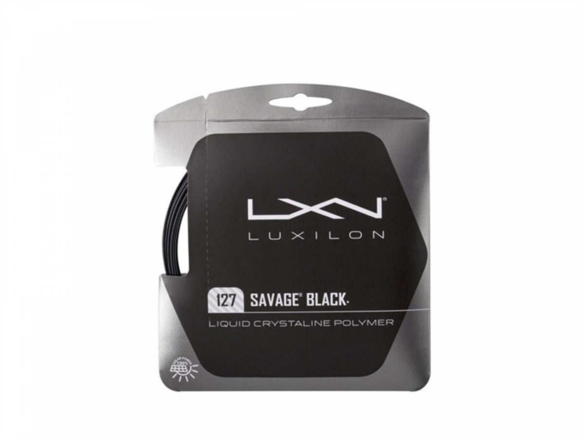 【LUXILON】SAVAGE BLACK | ラケットサロン