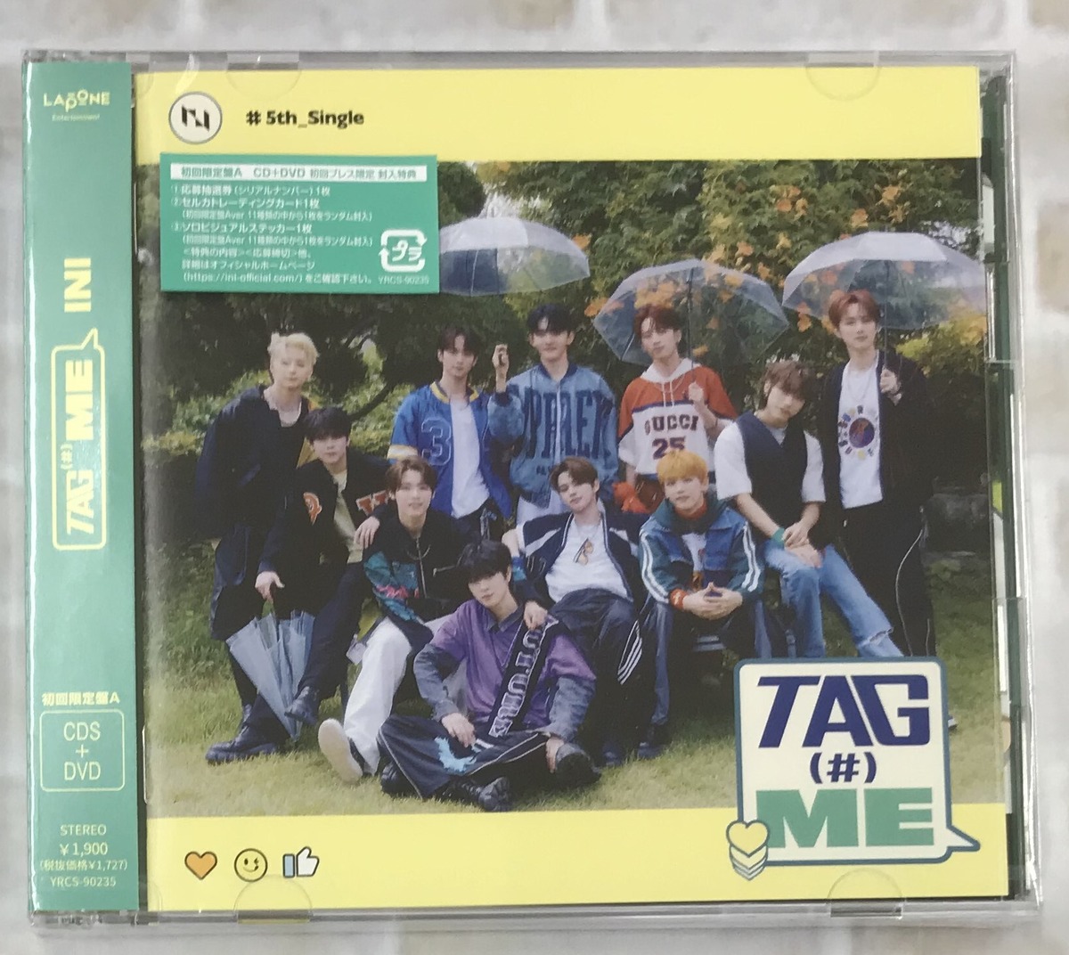 INI / TAG ME / 初回限定盤A (CD+DVD) | 最北のCDショップ フナヤマ