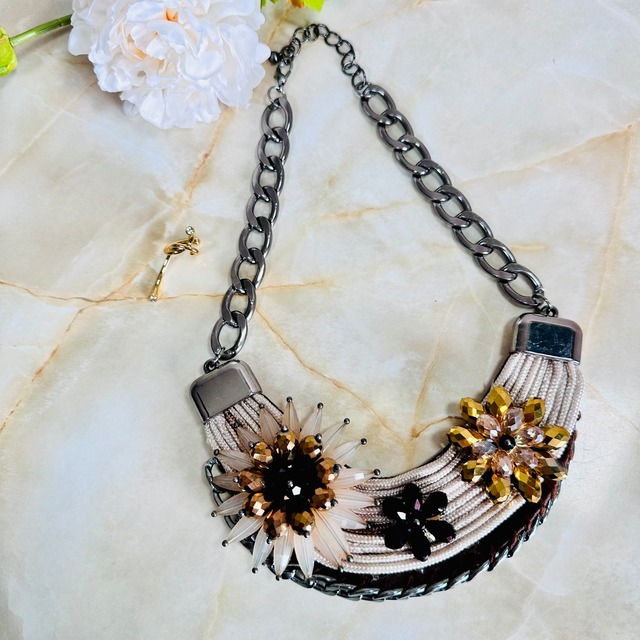 【613】フラワーネックレス | BELLA GENTE