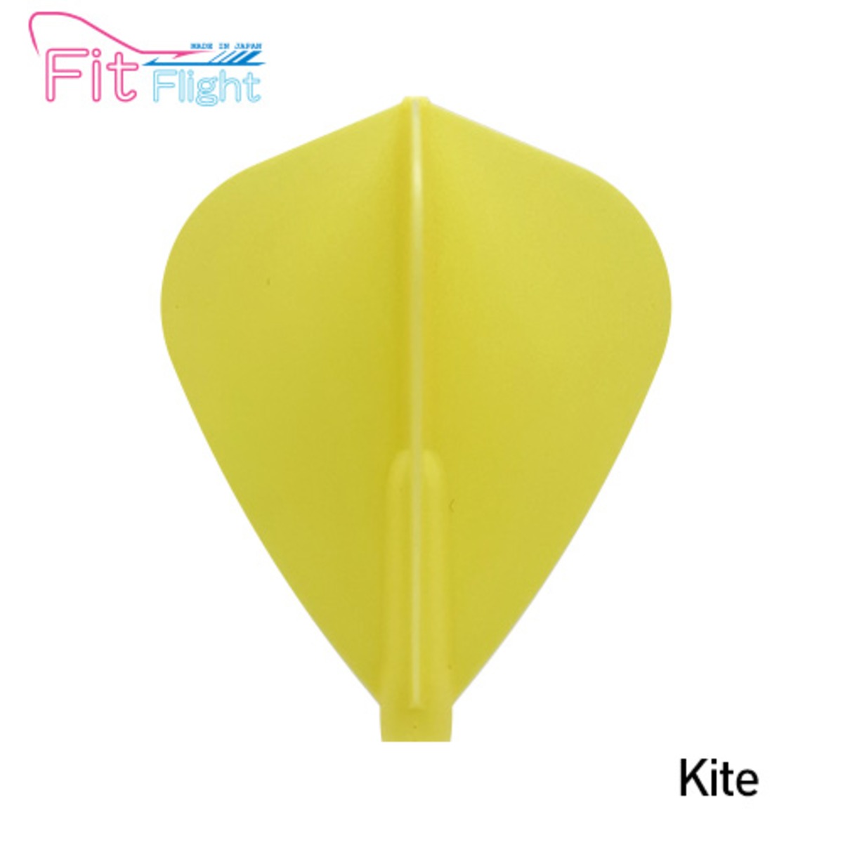 Fit Flights [KITE] Yellow | ダーツショップ Dx3