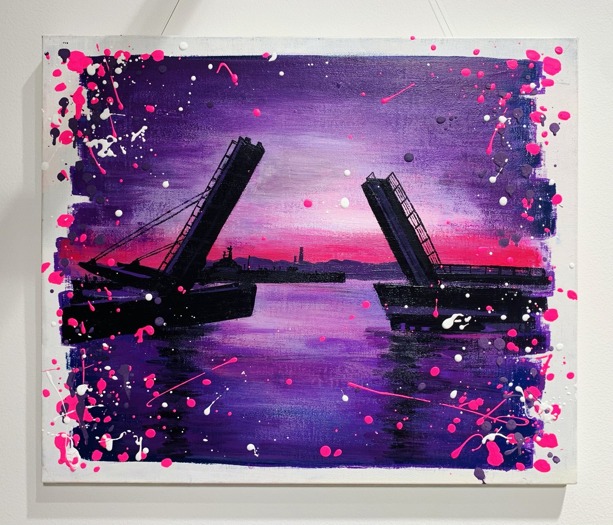 【原画】"HOME〜Blue Wing Moji〜" | Mark Sekioka