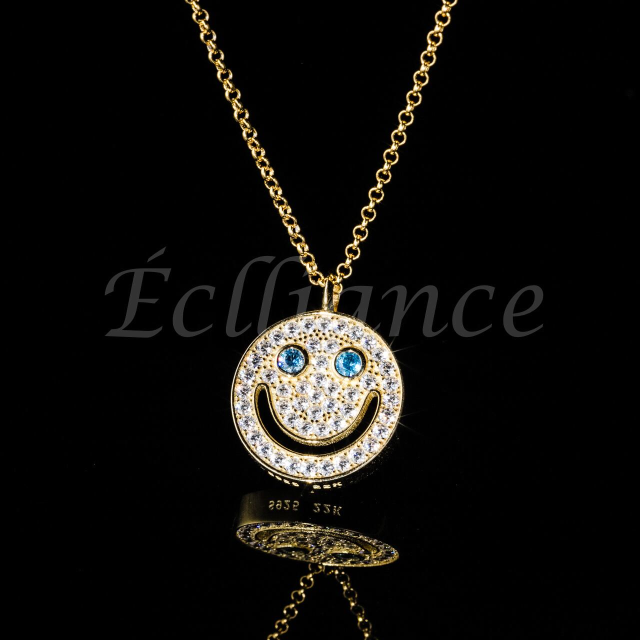 S925 24k Premium Smile Necklace | Eclliance （エクリアンス）