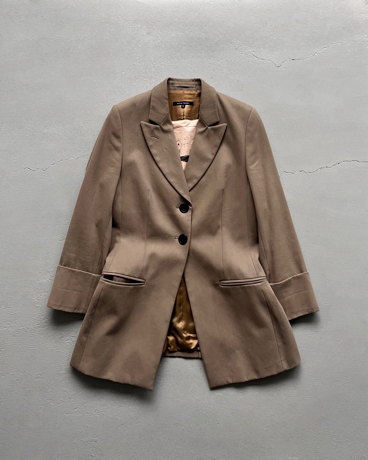 Anna Heylen - pintuck tailored jacket | lev.market